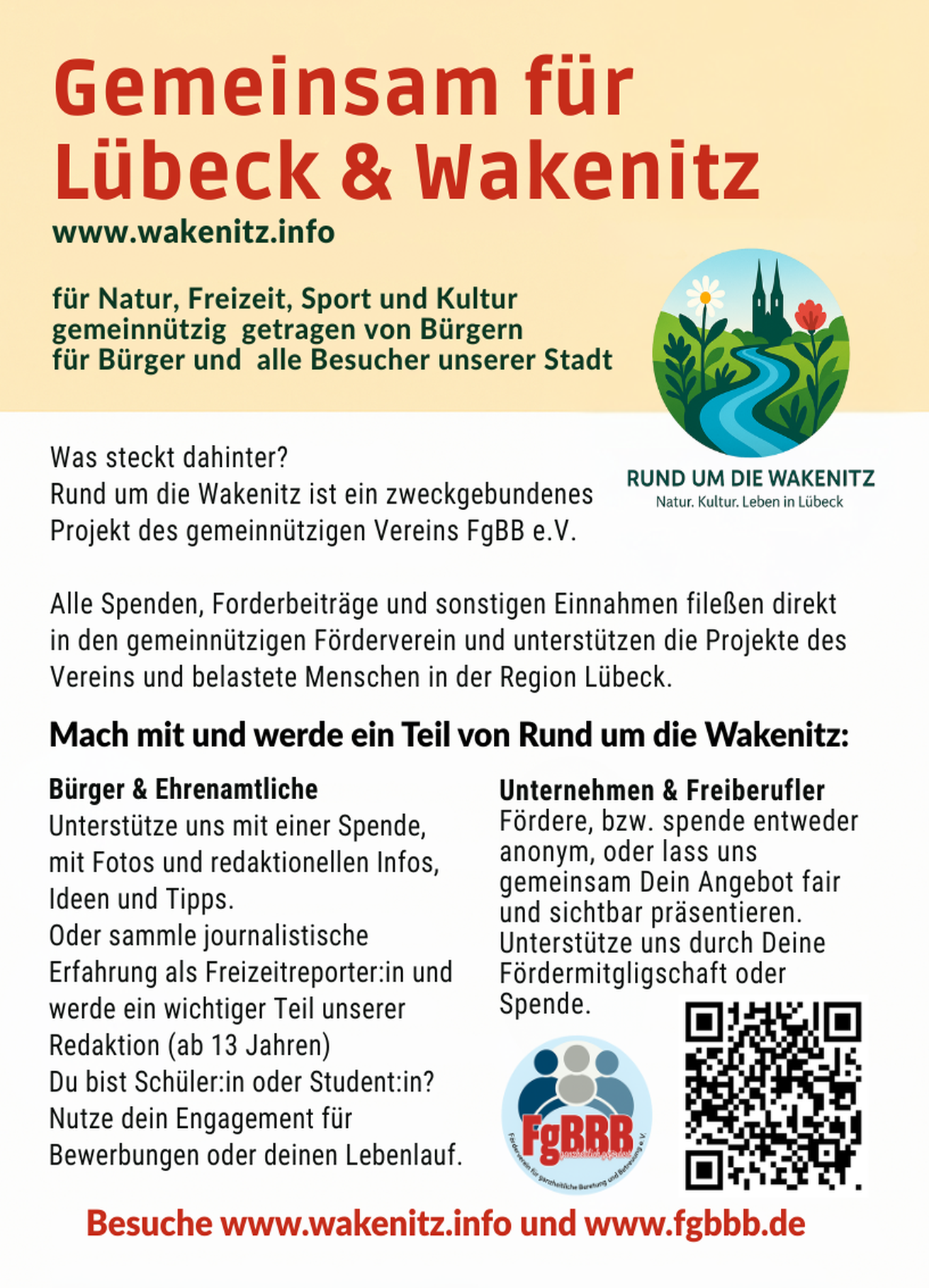 Alles auf einen Blick - Rund um die Wakenitz